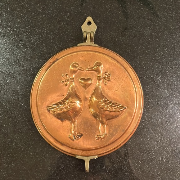 Kitchen | Vintage Copper Colored Brass Geese Birds Hide A Key Holder ...